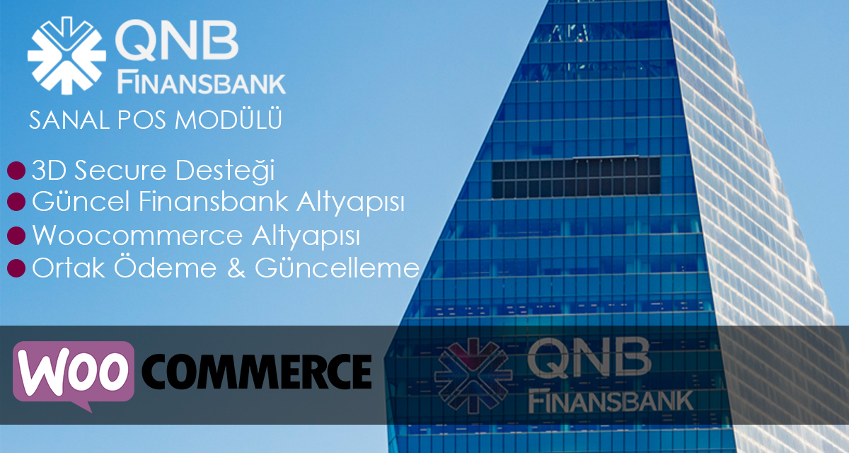 Woocommerce QNB Finansbank Sanal Pos Modülü | Kurumsal Shop